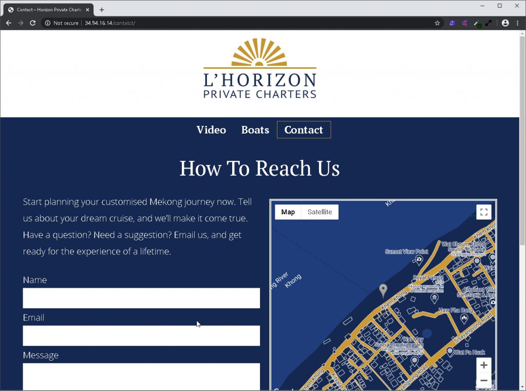 Horizon Private Charters – Web Design Services & Online Marketing ...